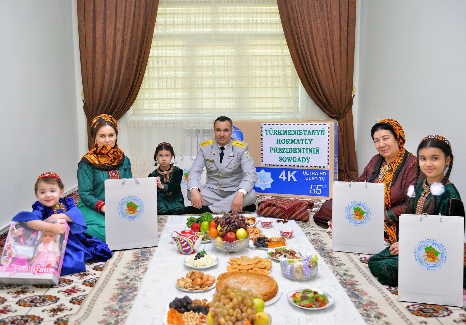 Photoreport: new houses for police officers commissioned in Turkmenabat ...