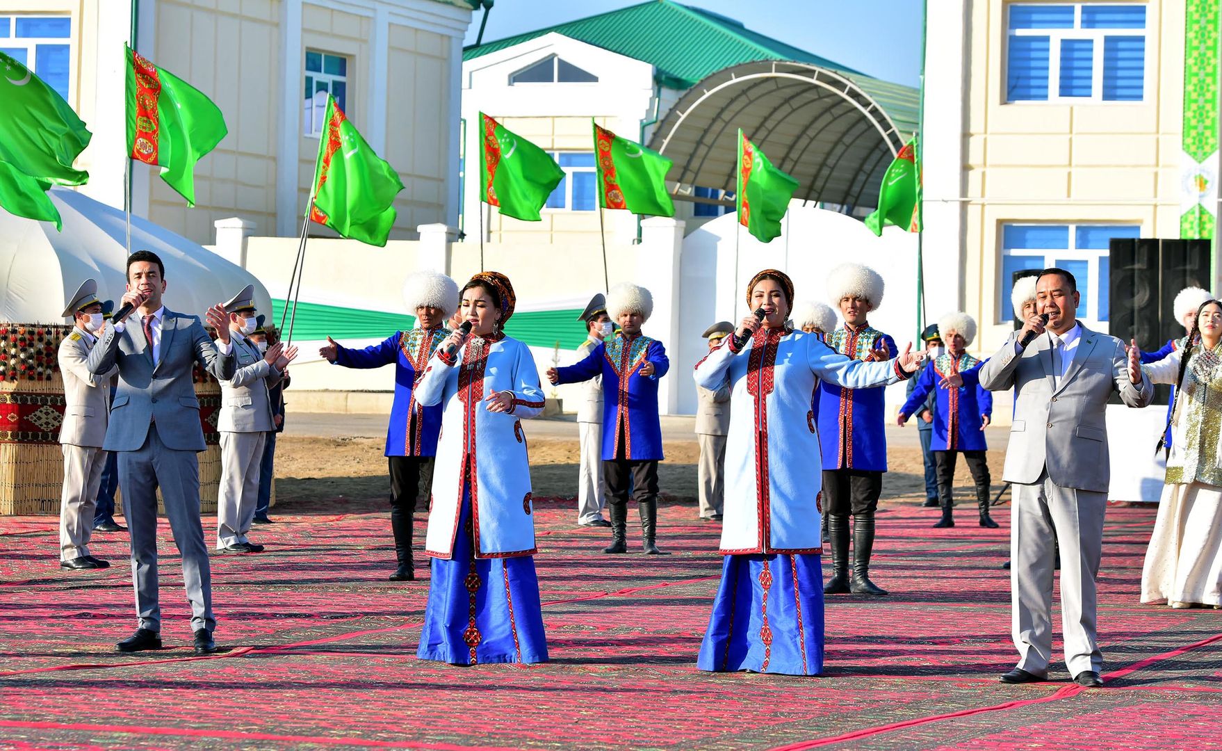 Photoreport: new houses for police officers commissioned in Turkmenabat ...